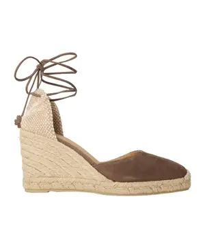 CastaÑer Closed-toe Wedge Espadrille - Nude