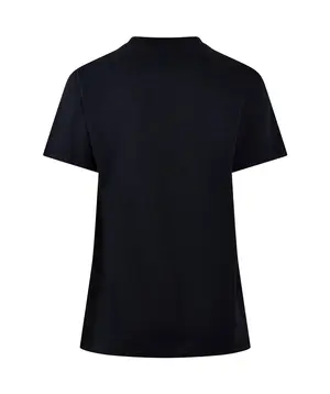 GANNI Banana Print Round-neck Short-sleeve T-shirt - Black