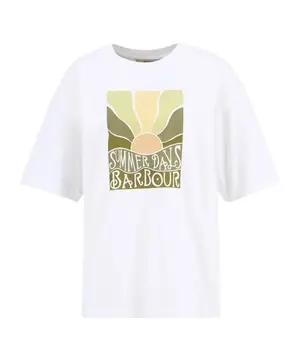 Barbour Printed T-shirt - White