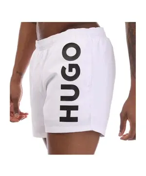 Hugo Boss Abas Logo Print Swim Shorts
