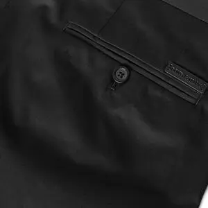 Dolce & Gabbana Draped Suit Shorts With Button Waist