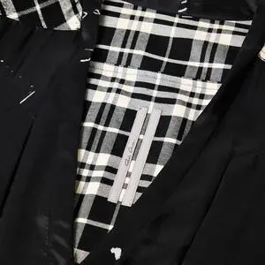 Rick Owens Patterned Long Sleeve Shirt