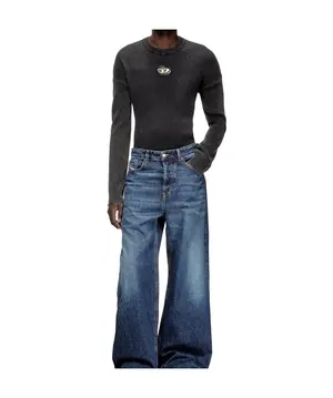 DIESEL® D-rise Wide Leg Jeans