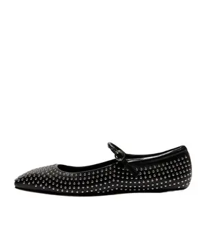 AeydĒ Studded Mary Jane Ballet Flats