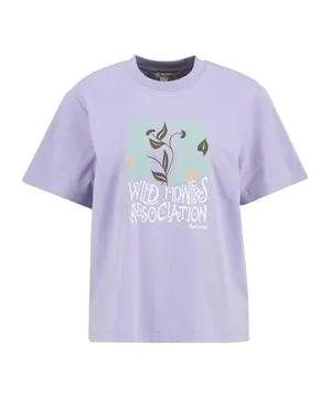 Barbour Printed T-shirt - Purple