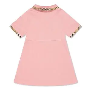 Burberry Short Sleeve Collared Dress - Pink