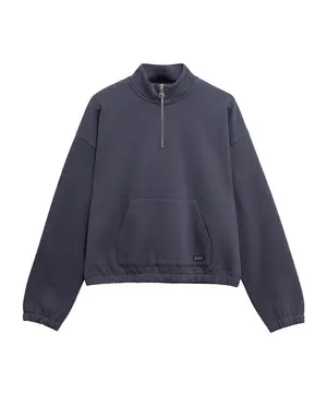 Barbour International Quarter Zip Fleece Sweater