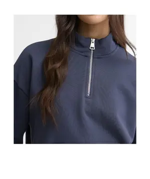Barbour International Quarter Zip Fleece Sweater