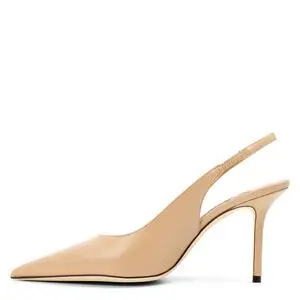 JIMMY CHOO Slingback Pumps - Nude