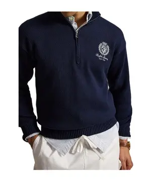 Polo Ralph Lauren Relaxed Fit Quarter Zip Jumper