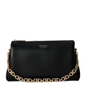 FERRAGAMO Simple Single-shoulder Bag - Black