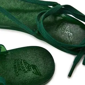 ANCIENT GREEK SANDALS Flat Thong Sandals With Tie Fastening