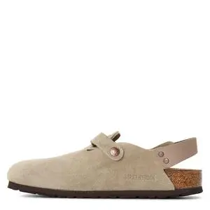 BIRKENSTOCK Tokio Suede Clog With Adjustable Heel Strap