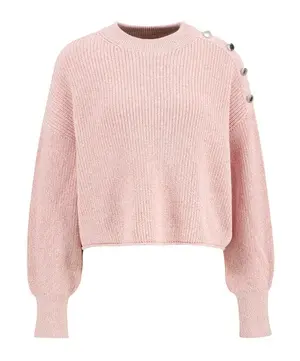 Barbour Pure Cotton Knit Sweater With Button Detailing