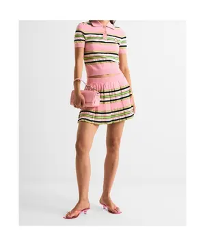 Casablanca Pleated Mini Skirt