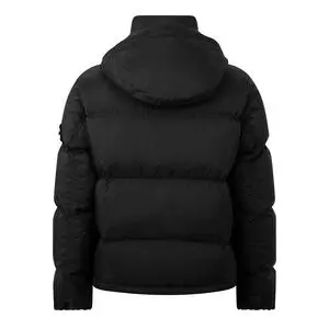 Stone Island Down Puffer Jacket With Stand Collar - Black