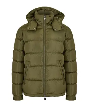 Moncler Maya Down Short Puffer Jacket With Detachable Hood