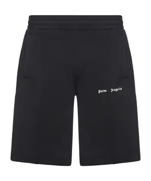 Palm Angels Soft Comfort Casual Shorts - Black