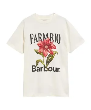 Barbour Printed T-shirt - White