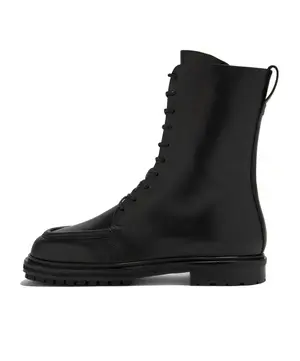 AEYDĒ Aeyde Tate Lace-Up Ankle Boots
