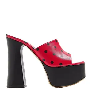Moschino Simple High Heels - Red