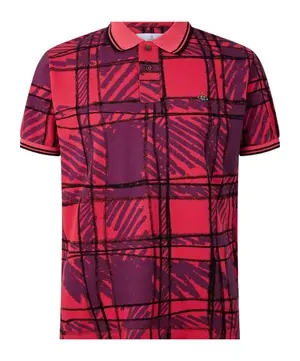 VIVIENNE WESTWOOD Printed Short-sleeve Polo Shirt - Red