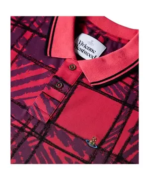 VIVIENNE WESTWOOD Printed Short-sleeve Polo Shirt