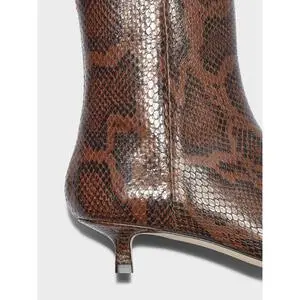 AeydĒ Pointed Toe Zip Up Ankle Boots