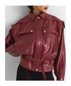 Magda Butrym Versatile Minimalist Premium Leather Jacket