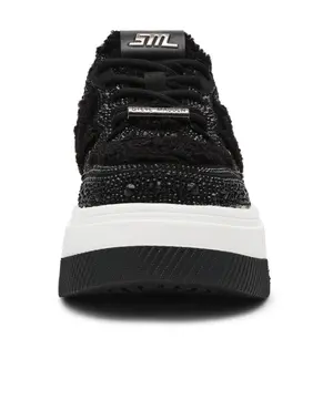 Steve Madden Embellished Fluffy Platform Sneakers