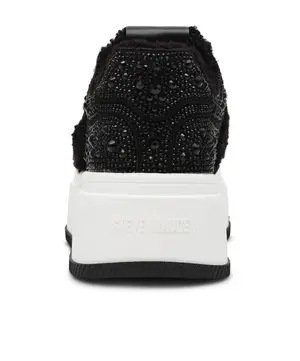 Steve Madden Embellished Fluffy Platform Sneakers