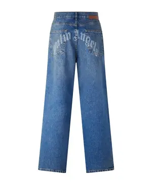 Palm Angels Loose Straight Leg Jeans