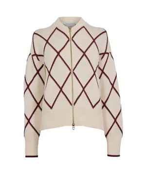 Varley Long Sleeve Zip Up Knit Top