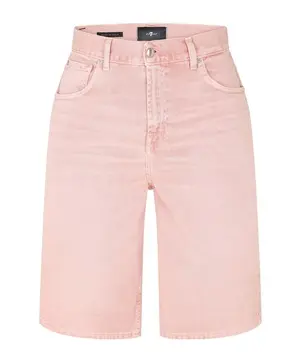 7 For All Mankind Belt-loop Shorts - Pink
