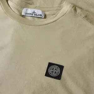 Stone Island Cotton Compass Logo Patch T-shirt