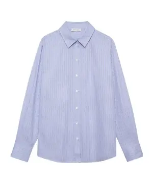 ANINE BING Striped Long Sleeve Shirt