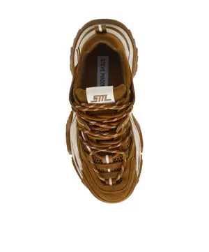 Steve Madden Color-block Suede And Mesh Dad Sneakers