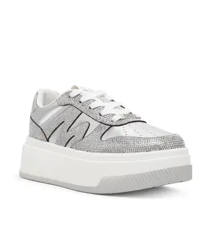Steve Madden Rhinestone Embellished Platform Sneakers