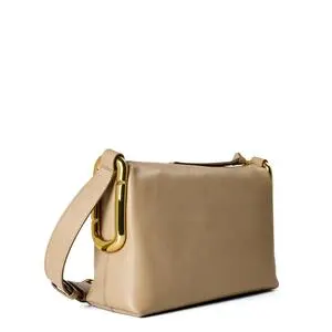 Marc Jacobs Leather Crossbody Bag With Gold Tone Hardware