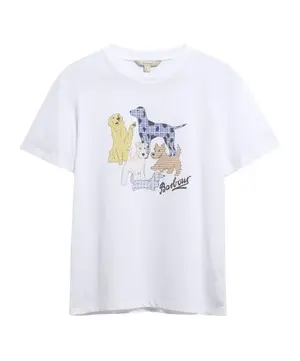 Barbour Printed T-shirt - White