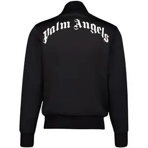 Palm Angels Back Curved Logo Tracksuit Top