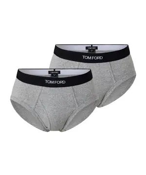 TOM FORD Minimalist Versatile Cotton Underwear - Gray