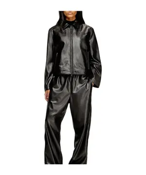 DIESEL® Simple And Versatile Leather Jacket