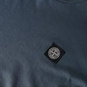 Stone Island Cotton Compass Logo Patch T-shirt
