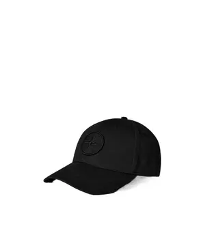 Stone Island Plain Cotton Rep Cap - Black