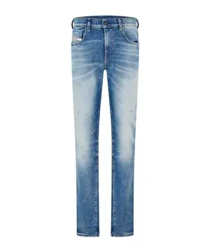 DIESEL® Loose Tapered Jeans With Distressed Finish
