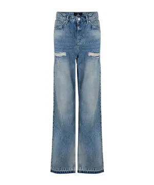 REPRESENT Solid Straight Leg Jeans - Gray