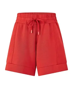 Varley Drawstring Fleece Shorts - Red