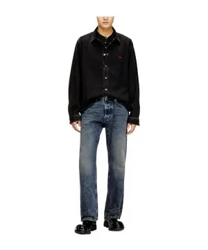 DIESEL® Wide Leg Jeans - Black