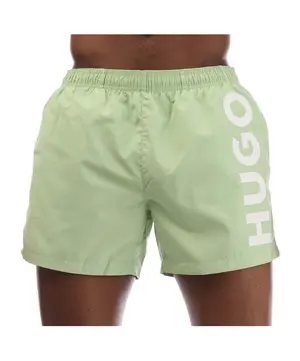 Hugo Boss Abas Logo Print Swim Shorts